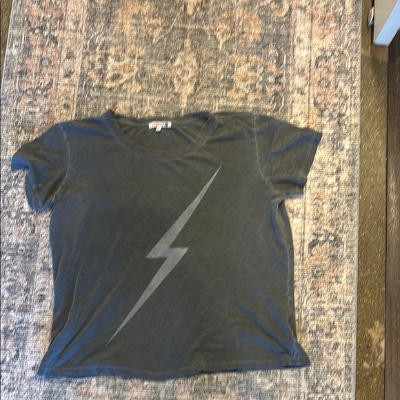 Sundry | Tops | Sundry Size Small Gray Tshirt With Lightning Bolt ...